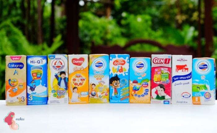 นมกล่อง UHT ควรให้ลูกเริ่มดื่มเมื่อไหร่ และเลือกแบบไหนดี - Konthong.com